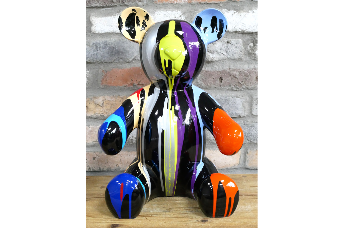 Multi Colour Teddy Bear