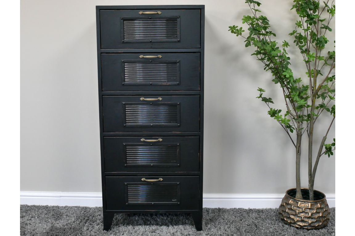 Black Industrial Storage Cabinet