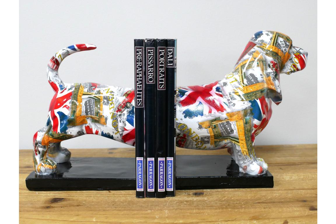 British Dog Bookends