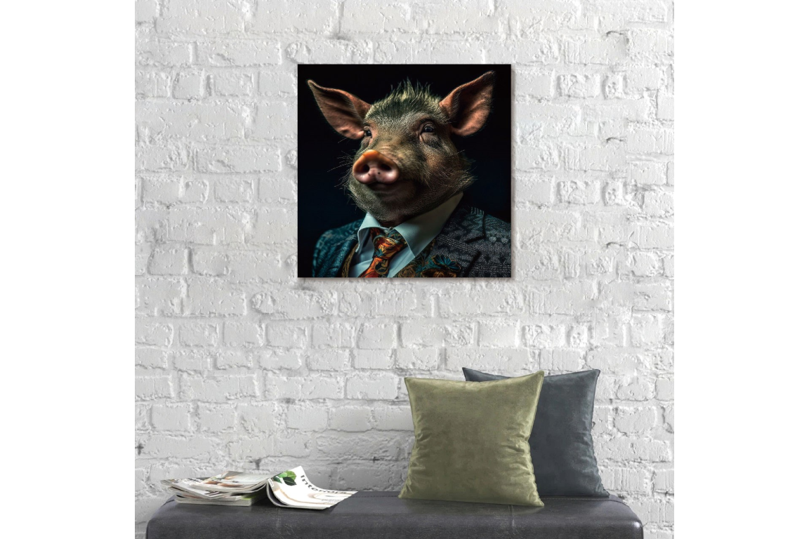 Pig Wall Art - Mini