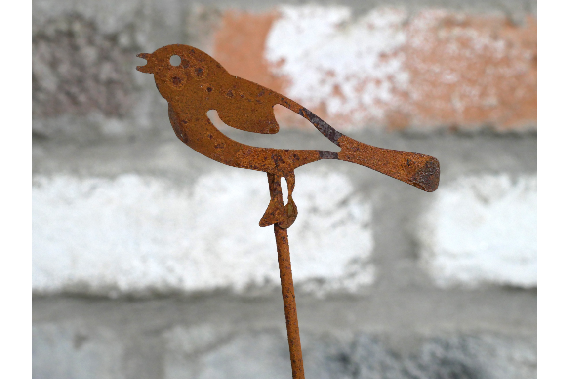 Rusty Bird Stake