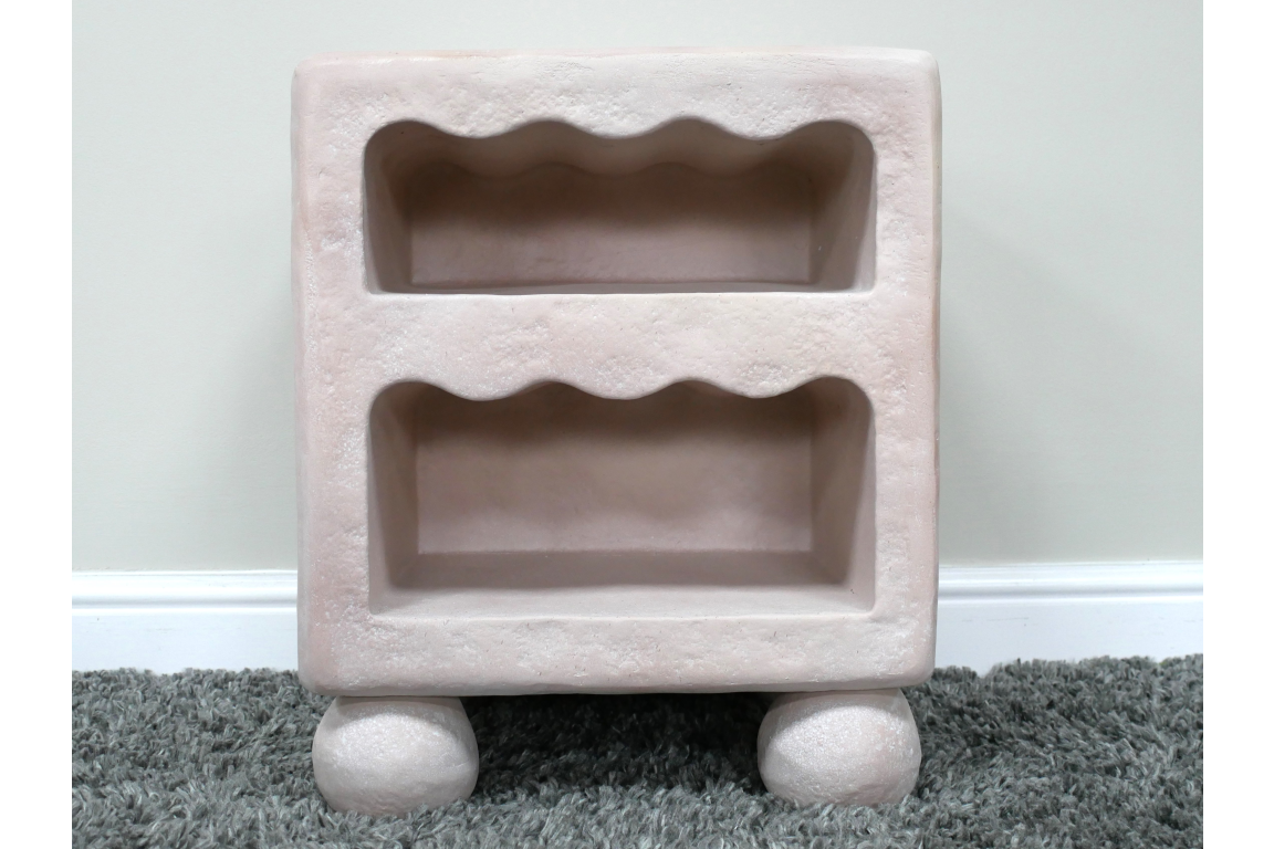 Light Pink Bedside Cabinet