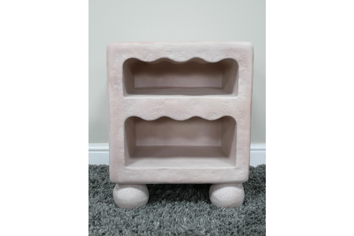 Light Pink Bedside Cabinet