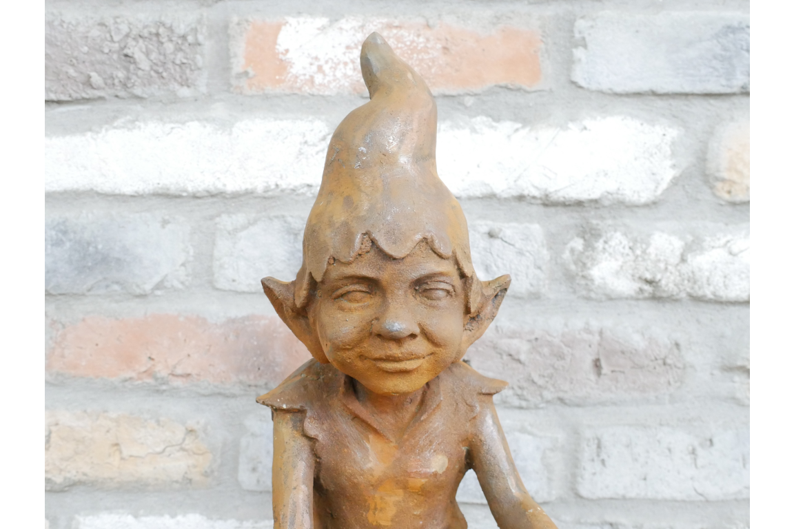 Rusty Cast Iron Elf