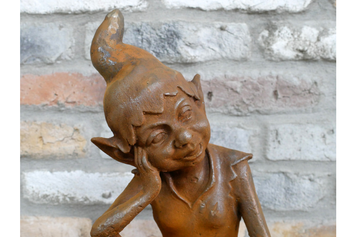 Rusty Cast Iron Elf