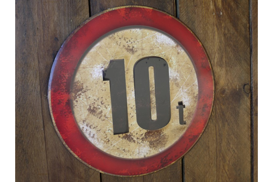 10t Sign