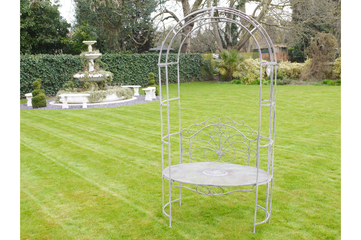 Antique Grey Arch & Seat