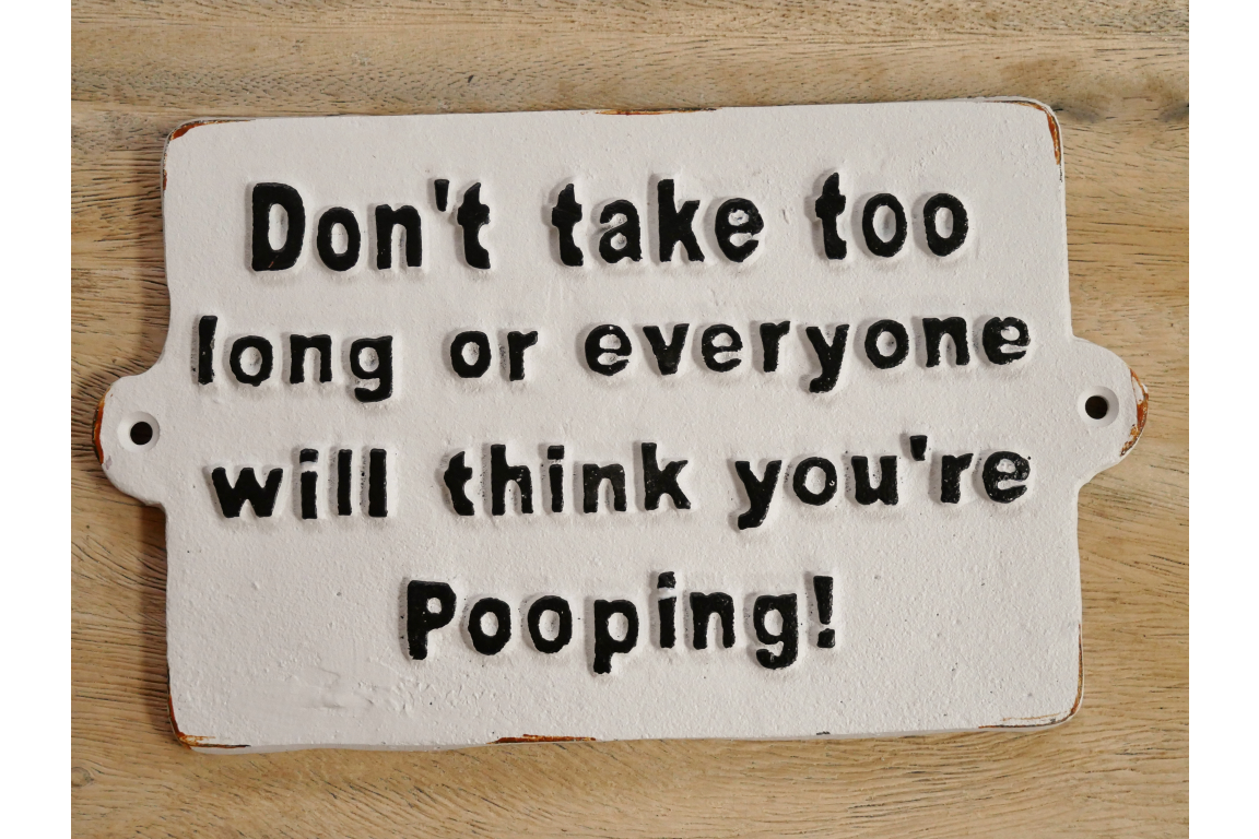 Sign (pooping)