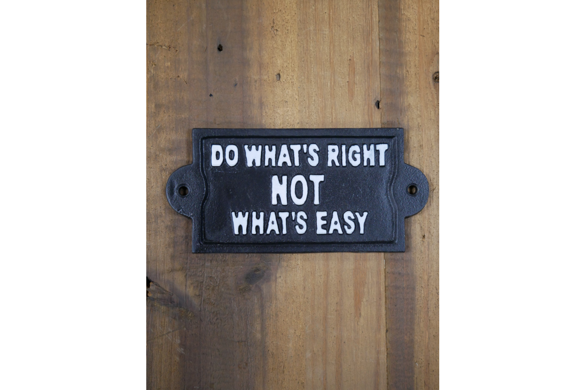 Sign (Do Whats Right)