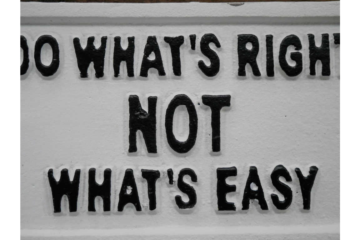 Sign (Do Whats Right)