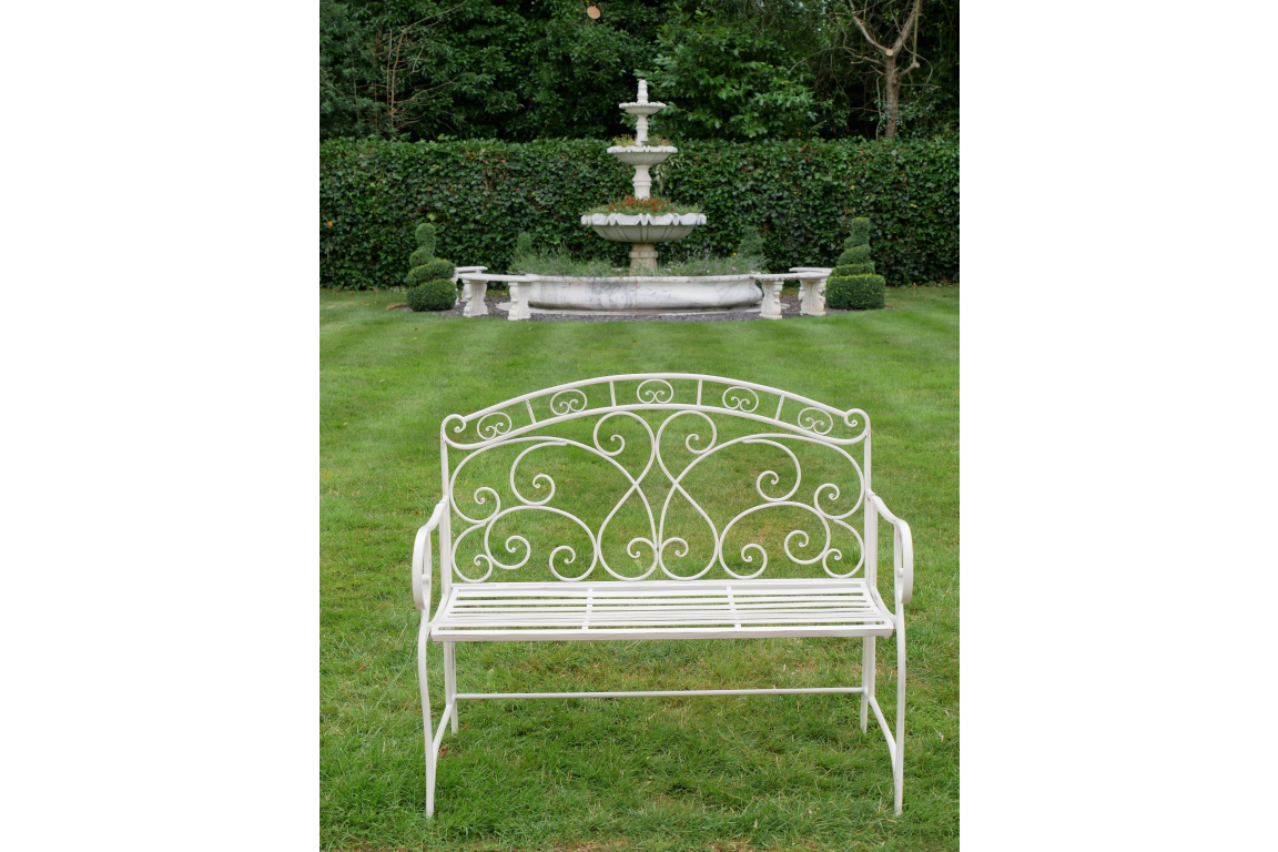 Antique Cream Bench