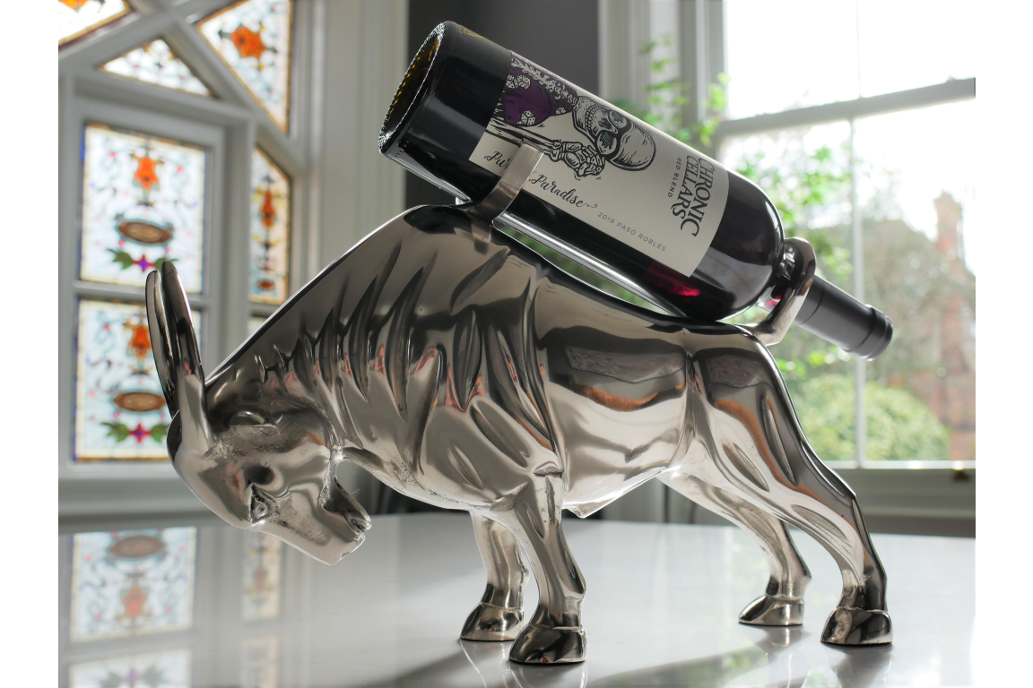Aluminum Bull Bottle Holder