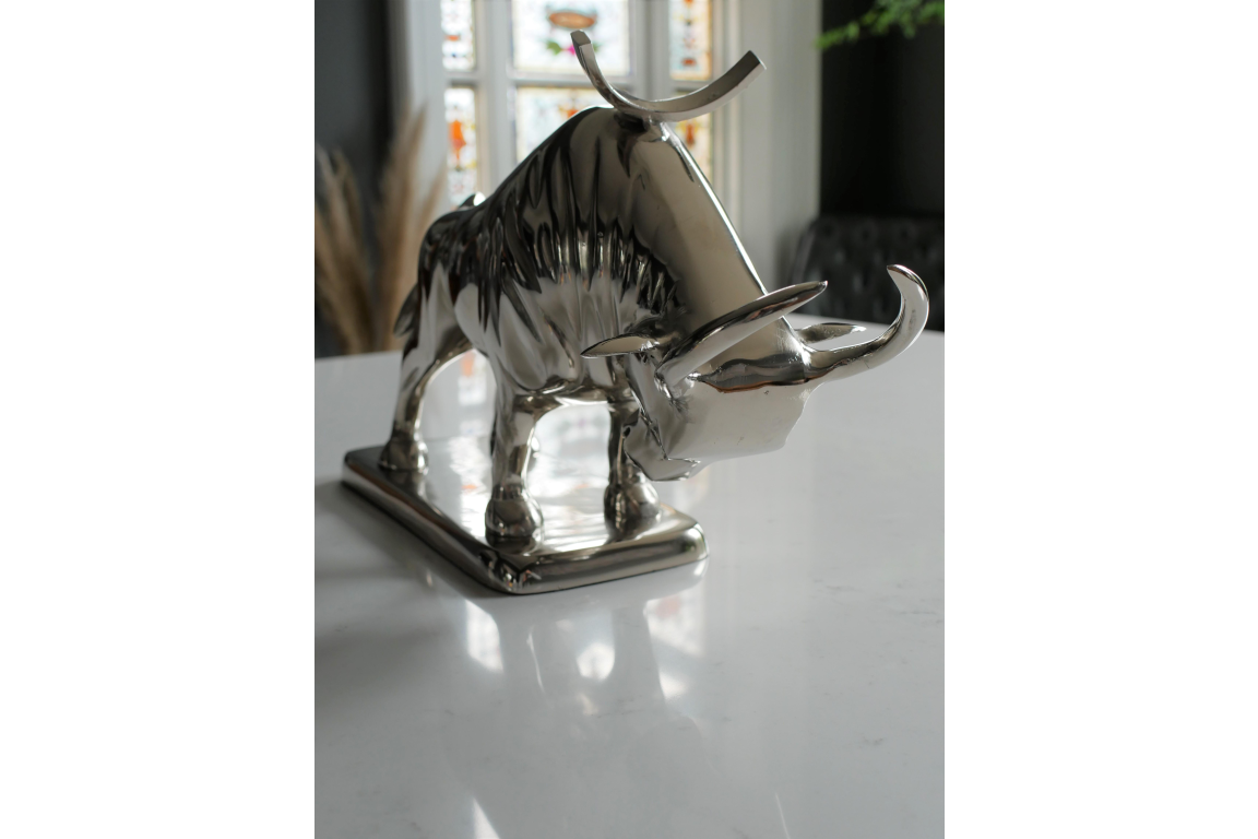 Aluminum Bull Bottle Holder With Base