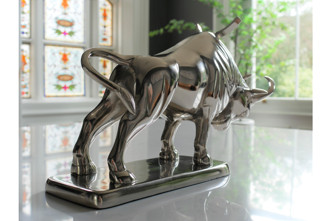 Bull Bottle Holder With Base