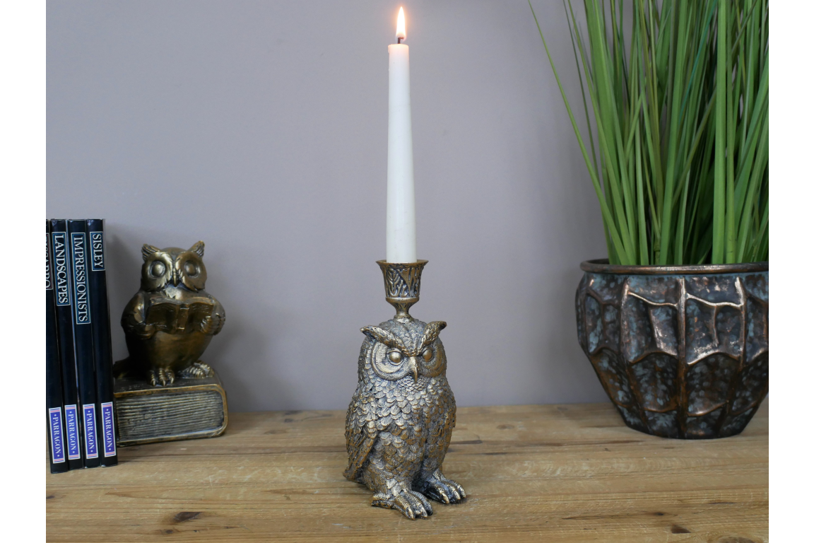 Owl Candle Holder