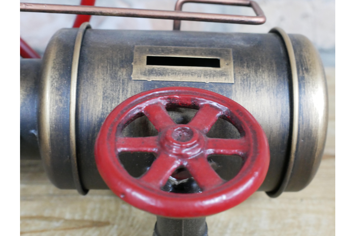 Pipe Clock / Coin Bank