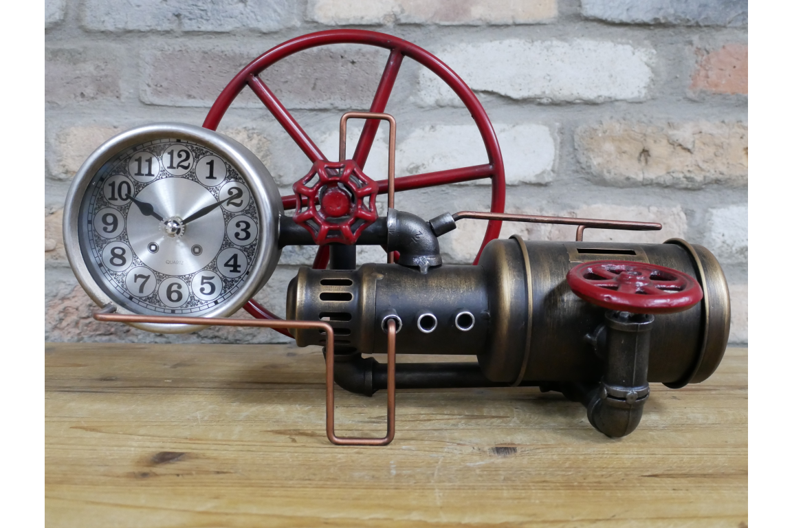 Pipe Clock / Coin Bank