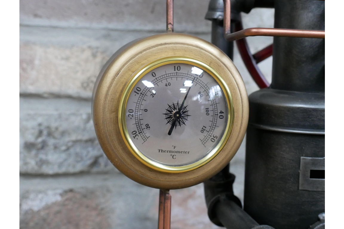 Pipe Clock / Coin Bank