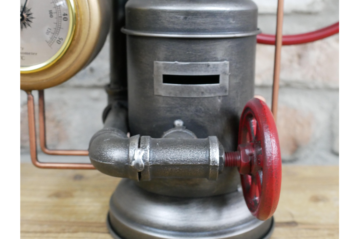 Pipe Clock / Coin Bank