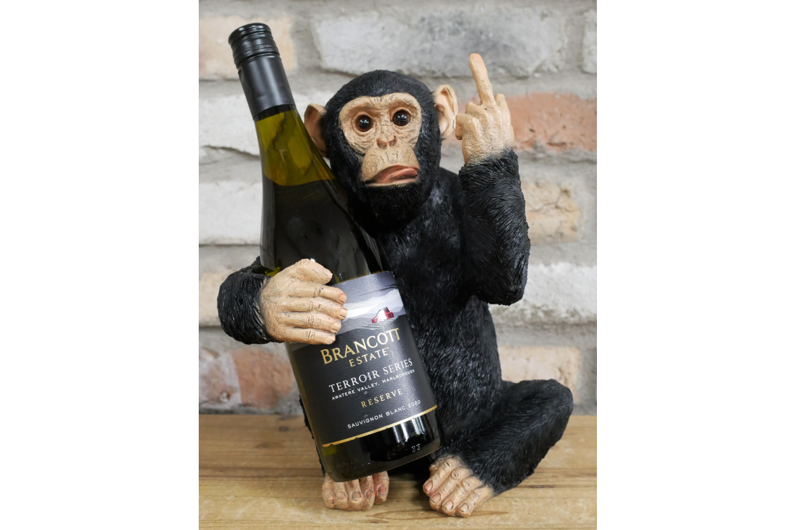 Up Yours Monkey Wine Holder