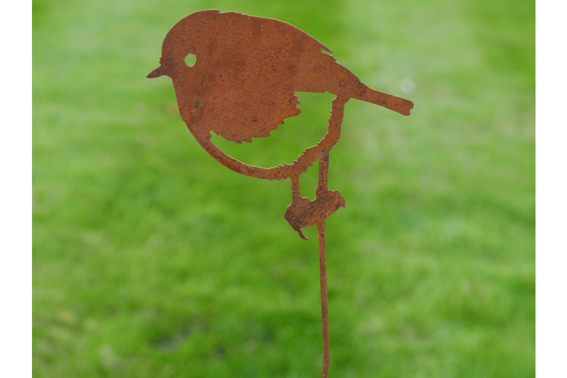 Rusty Bird Stake