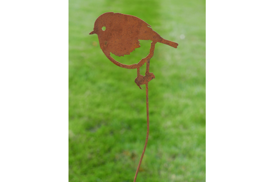 Rusty Bird Stake