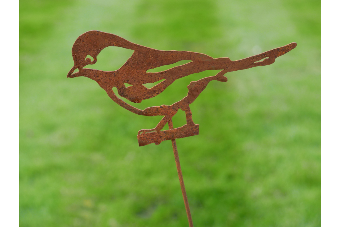 Rusty Bird Stake